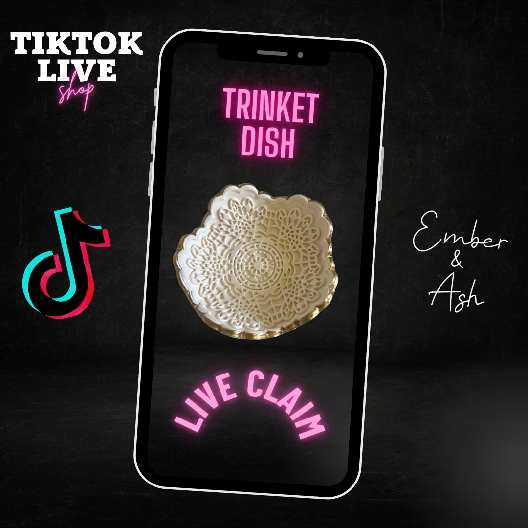 TikTok Live Trinket Tray $25 – Ember and Ash